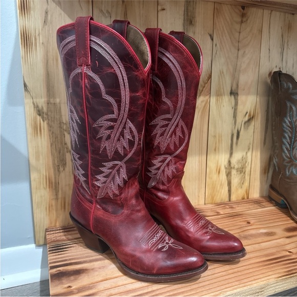 Idyllwind | Shoes | Idyllwind Red Heeled Boots | Poshmark